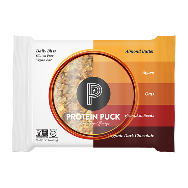 Protein Puck - Nutritional Bar - Daily Bliss (Almond Chocolate Chip) 1 ...